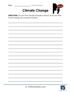 Climate Change Worksheets - 15 Worksheets.com