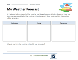 Kindergarten Weather Worksheets | Vocab and Themes - 15 Worksheets.com
