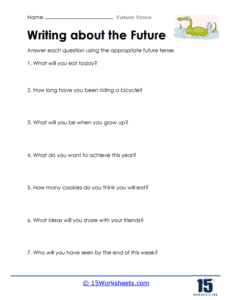 Future Tense Worksheets | Simple, Perfect & Continuous - 15 Worksheets.com