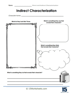 Direct and Indirect Characterization Worksheets