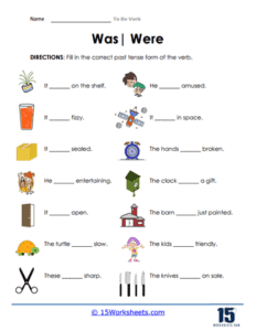 The Verb "To Be" Worksheets | Forms & Usage - 15 Worksheets.com