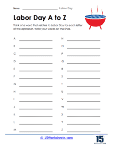 Labor Day Worksheets | Community & Celebration - 15 Worksheets.com