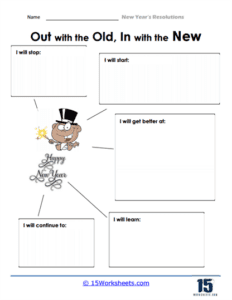 New Year's Resolutions Worksheets - 15 Worksheets.com
