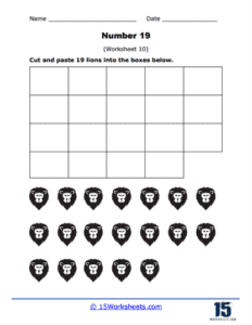 Number 19 Worksheets - 15 Worksheets.com