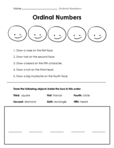 Ordinal Numbers Worksheets | Sequence & Position Terms - 15 Worksheets.com