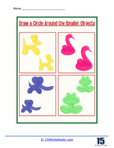 Sort By Size Worksheets | Compare, Order & Classify - 15 Worksheets.com