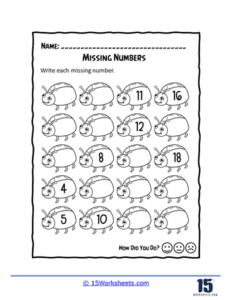 Missing Number Double Digit Addition Worksheets - 15 Worksheets.com