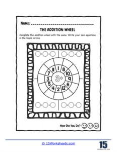 Addition Wheels Worksheets - 15 Worksheets.com