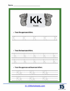 Letter K Worksheets | Alphabet Collection - 15 Worksheets.com