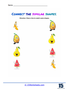 Matching Similar Shapes Worksheets - 15 Worksheets.com