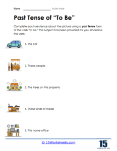 The Verb "To Be" Worksheets | Forms & Usage - 15 Worksheets.com