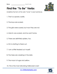The Verb "To Be" Worksheets | Forms & Usage - 15 Worksheets.com