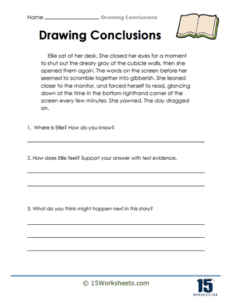 Drawing Conclusions Worksheets | Evidence-Based Reasoning - 15 ...