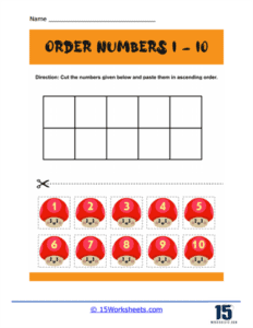 Ordering Numbers Worksheets | Numeracy Skills - 15 Worksheets.com