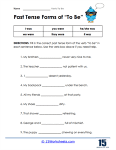 The Verb "To Be" Worksheets | Forms & Usage - 15 Worksheets.com