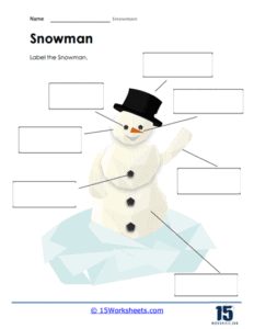 Snowman Worksheets | Literacy Activities - 15 Worksheets.com