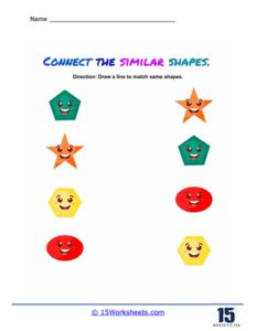 Matching Similar Shapes Worksheets - 15 Worksheets.com