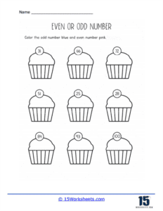 Odd or Even Worksheets | Classify Numbers - 15 Worksheets.com