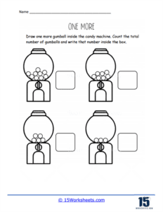 1 More or Less Worksheets | Early Add or Subtract Skills - 15 ...