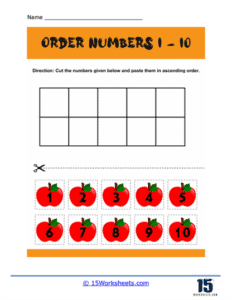 Ordering Numbers Worksheets | Numeracy Skills - 15 Worksheets.com