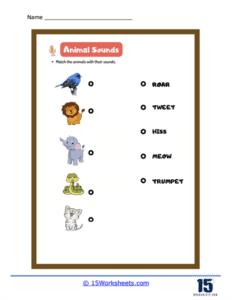 Animal Sounds Worksheets | Vocal Cues Activities - 15 Worksheets.com