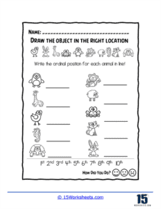 Object Location Worksheets - 15 Worksheets.com