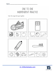 1 to 1 Relationships Worksheets - 15 Worksheets.com