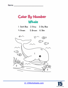 Color By Number Worksheets - 15 Worksheets.com
