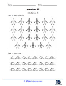Number 19 Worksheets - 15 Worksheets.com