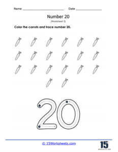 Number 20 Worksheets - 15 Worksheets.com
