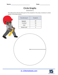 Circle Graphs Worksheets - 15 Worksheets.com