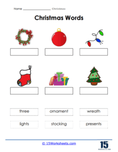 Christmas Worksheets | Yuletide Joyful Season - 15 Worksheets.com