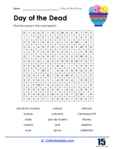 Day of the Dead Worksheets | Heritage Exploration - 15 Worksheets.com