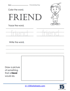 Friendship Day Worksheets | Bonds & Togetherness - 15 Worksheets.com