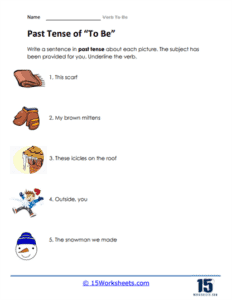 The Verb "To Be" Worksheets | Forms & Usage - 15 Worksheets.com