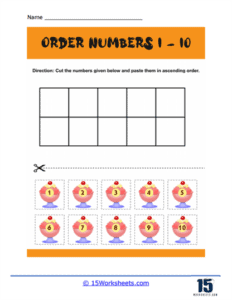 Ordering Numbers Worksheets | Numeracy Skills - 15 Worksheets.com