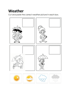 Kindergarten Weather Worksheets | Vocab and Themes - 15 Worksheets.com