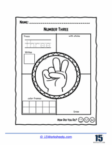 Number 3 Worksheets | Boost Numeracy - 15 Worksheets.com
