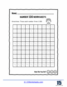 Number 100 Worksheets | Strengthen Integer Sense - 15 Worksheets.com