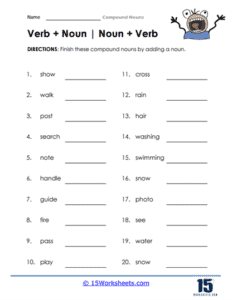Compound Nouns Worksheets - 15 Worksheets.com