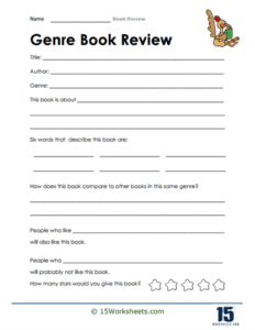 Book Review Worksheets | Help Kids Critique - 15 Worksheets.com