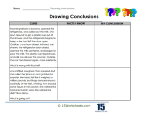 Drawing Conclusions Worksheets | Evidence-Based Reasoning - 15 ...