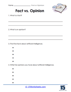Fact or Opinion Worksheets - 15 Worksheets.com