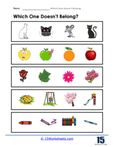 Doesn't Belong Worksheets - 15 Worksheets.com