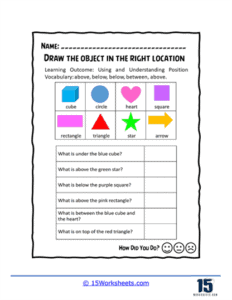 Object Location Worksheets - 15 Worksheets.com