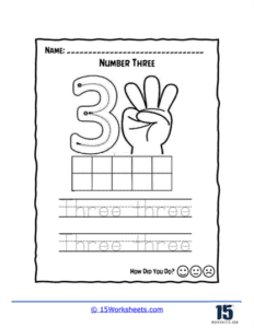 Number 3 Worksheets | Boost Numeracy - 15 Worksheets.com