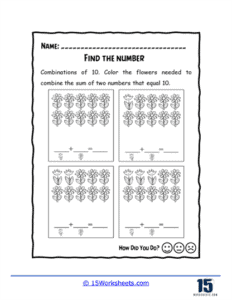 Missing Number Single Digit Addition Worksheets - 15 Worksheets.com