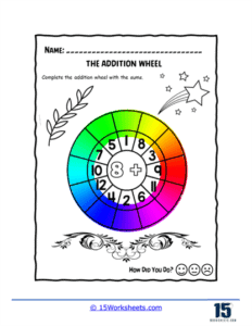 Addition Wheels Worksheets - 15 Worksheets.com