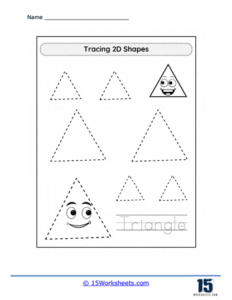 Shape Tracing Worksheets - 15 Worksheets.com