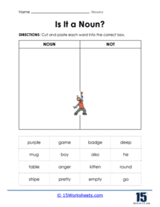 Nouns Worksheets | Parts of Speech - 15 Worksheets.com